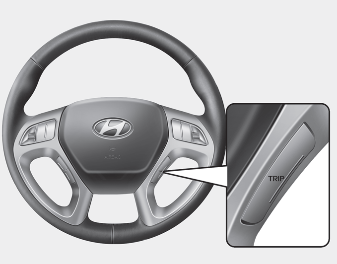 Hyundai Tucson >> Trip computer - Convenient features of your vehicle